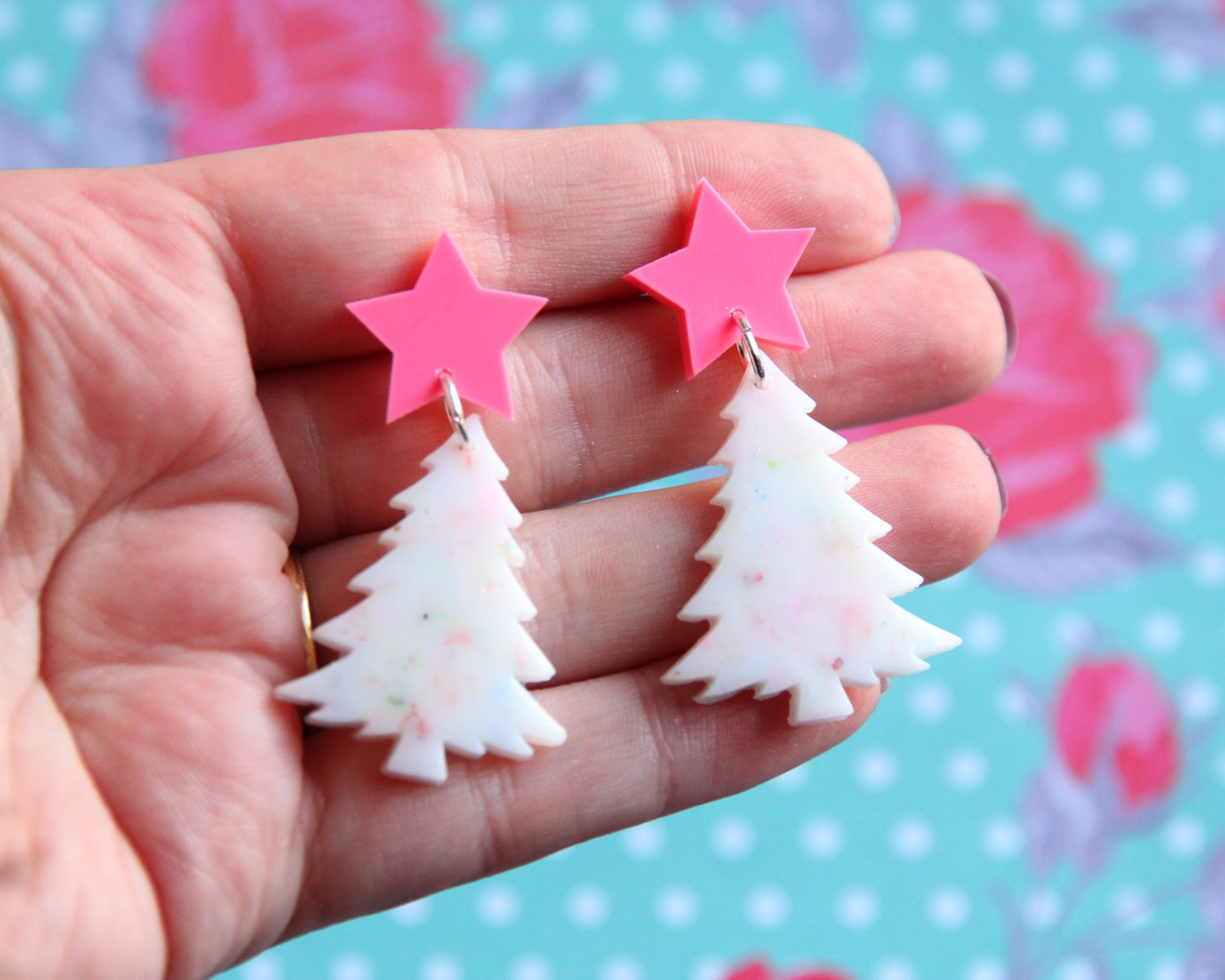Funky Christmas Tree – Recycled Confetti – Luna & Kiki
